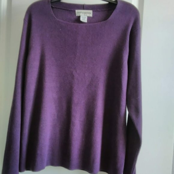 Cathy Daniels | Sweaters | Cathy Daniels Purple Sweater | Poshmark